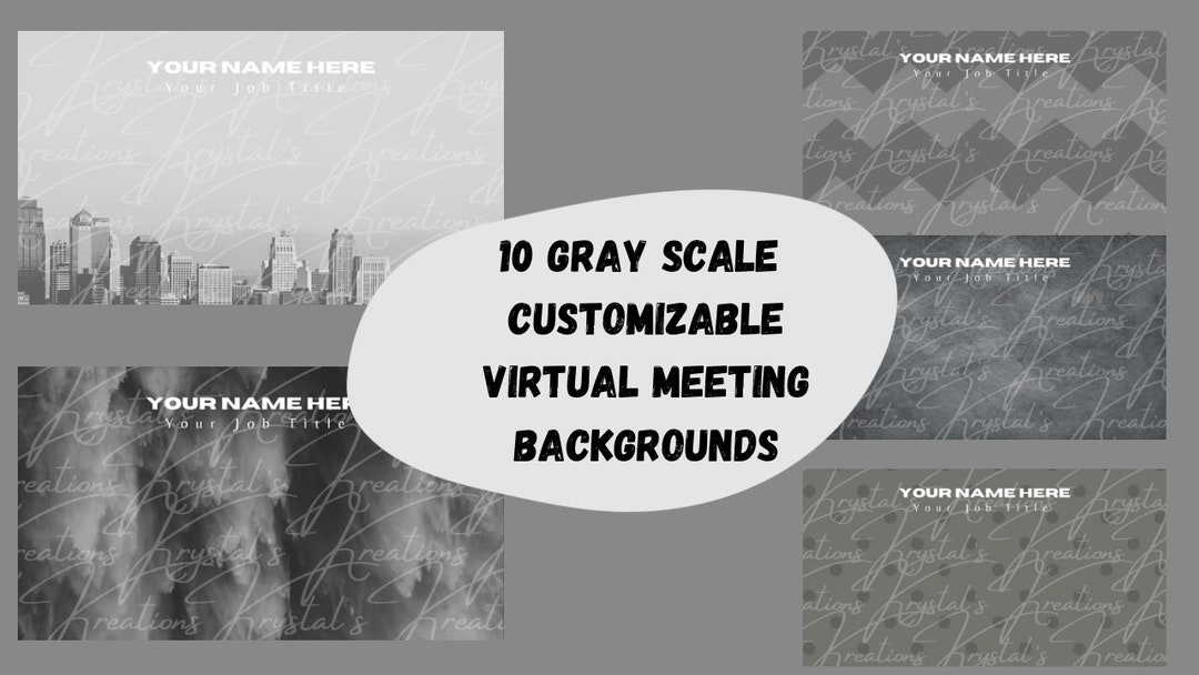 Customize | Bundle of 10 | Zoom Background | Virtual Background | MS ...