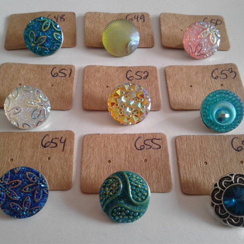 Snap Button Earrings - Etsy