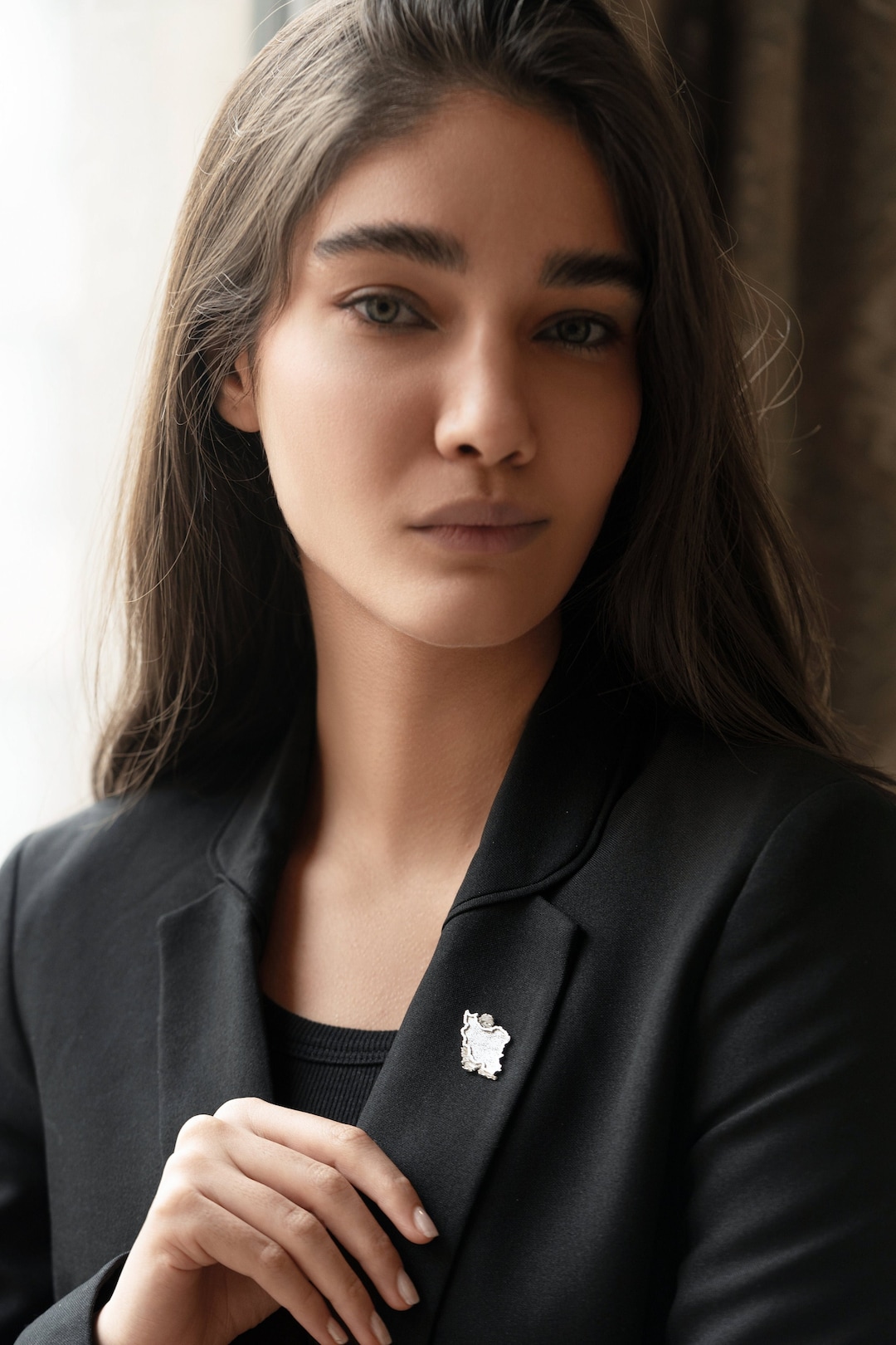 Unisex Iran Map Silver Pin Brooch, Silver Iran Map Pin Badge, Persian ...