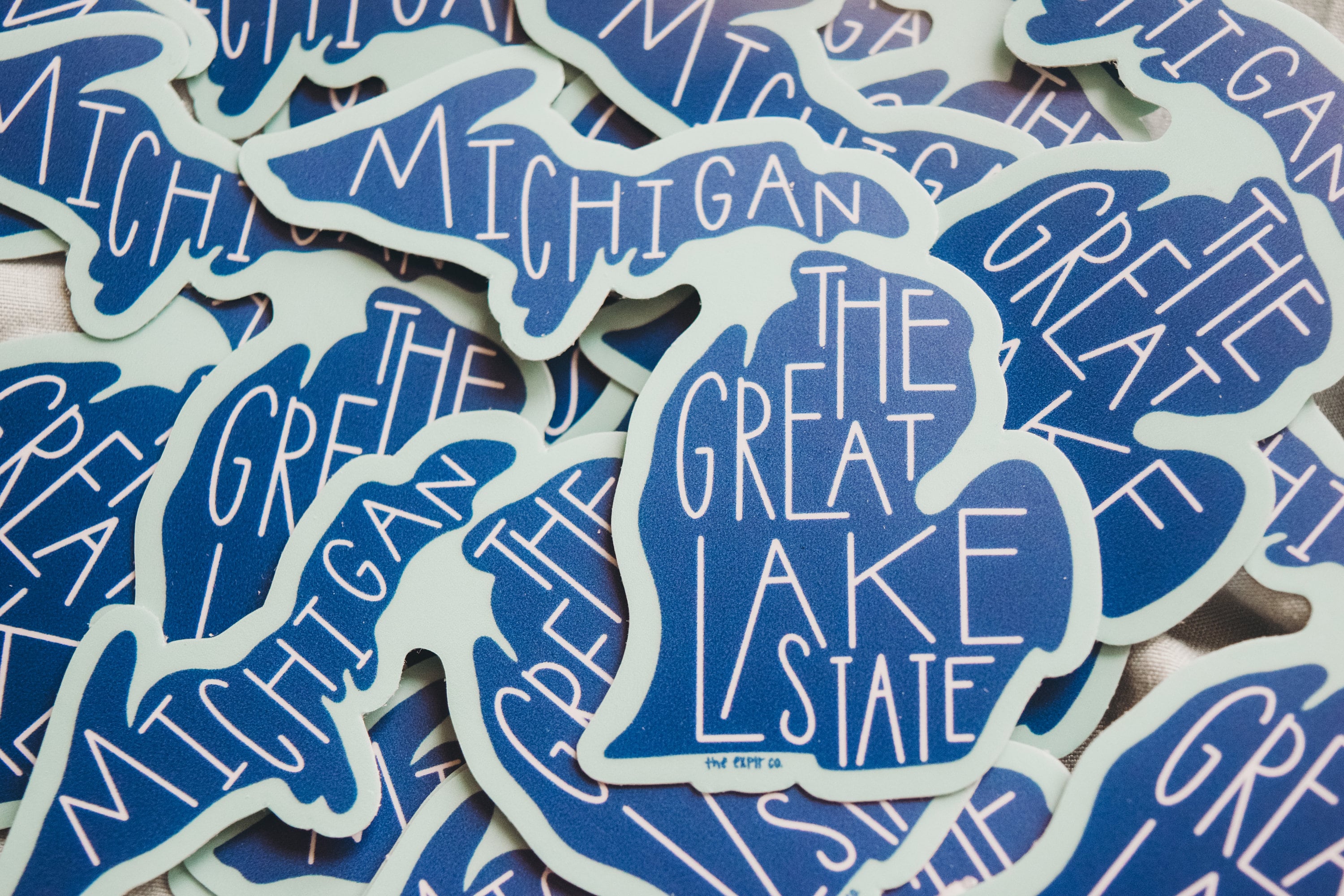 Michigan the Great Lake State Sticker - Etsy