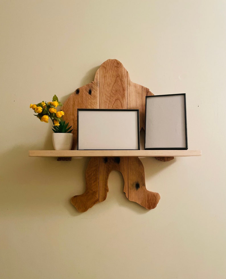 Sasquatch Silhouette Shelf - Etsy
