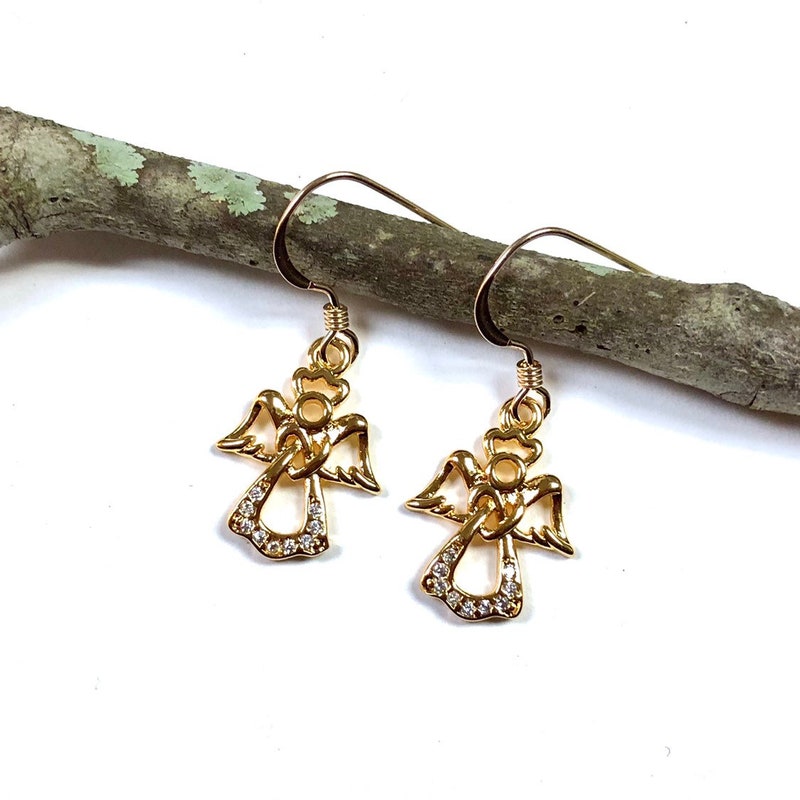 Angel Earrings - Etsy