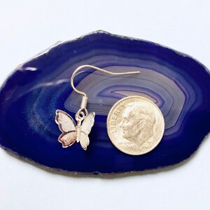 Dainty Silver Butterfly Earrings, Small Butterfly Earrings, Butterfly ...