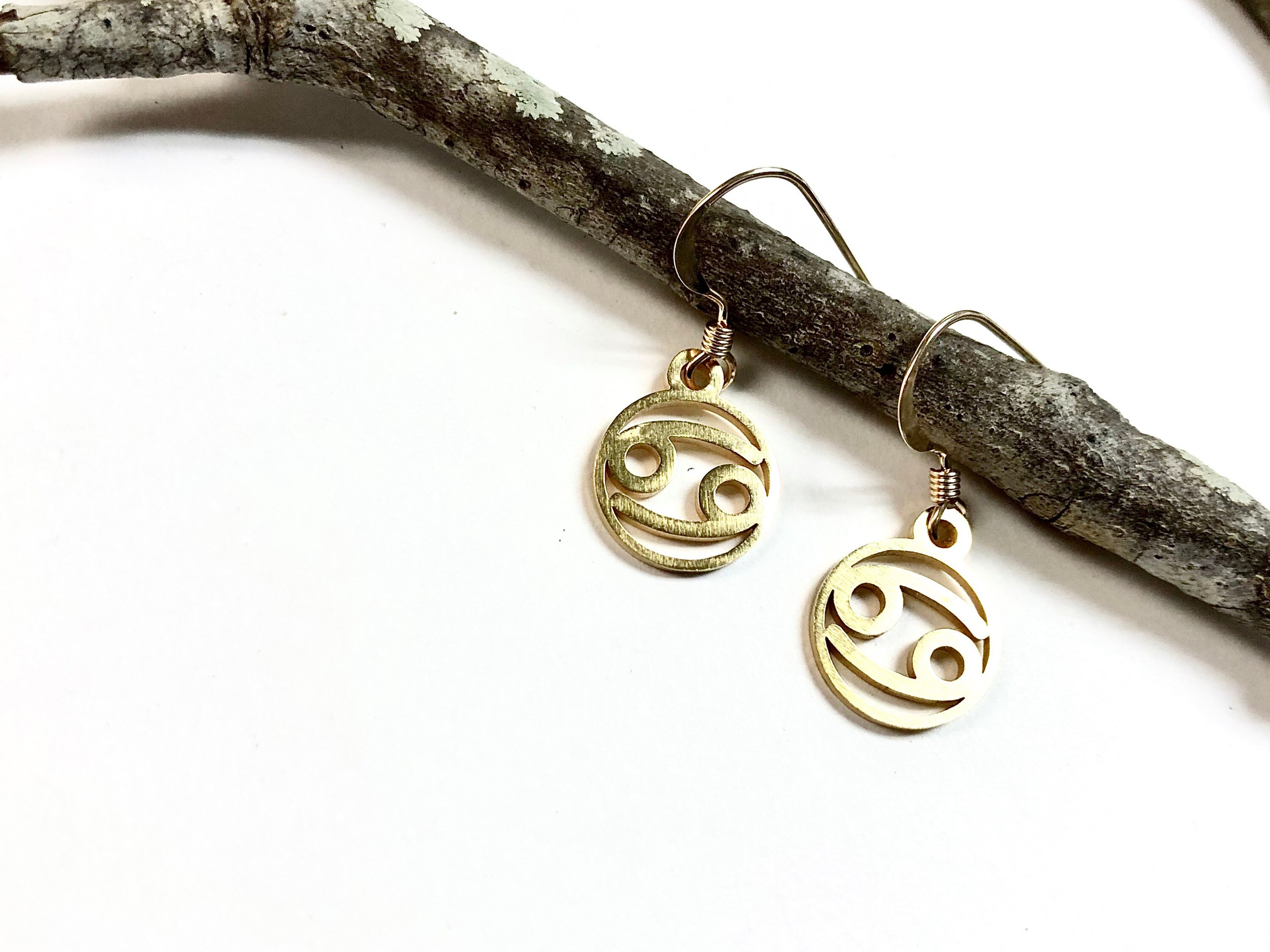 Gold Taurus Zodiac Earrings Taurus Earrings Taurus Jewelry | Etsy