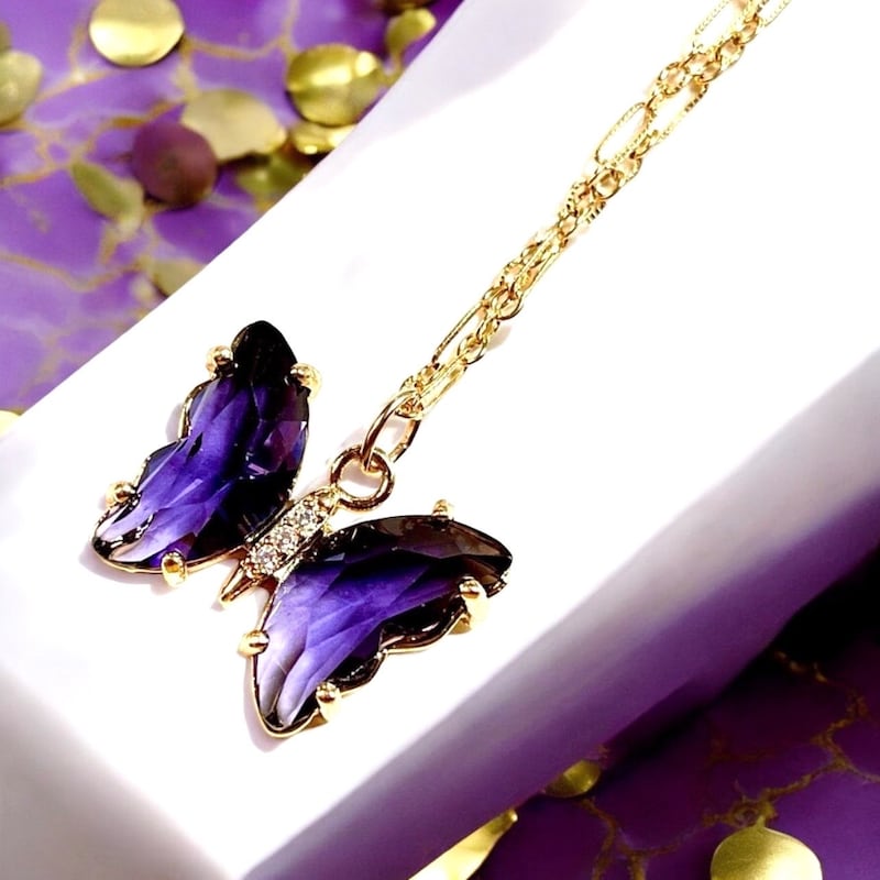 Butterfly Jewelry Necklace - Etsy