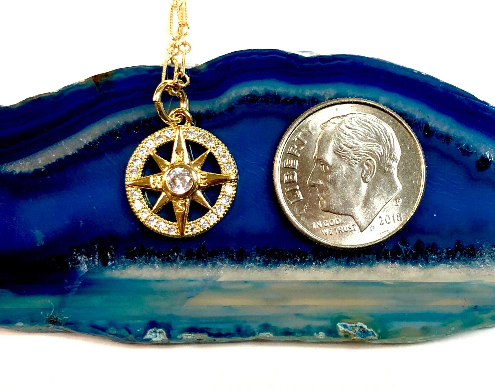 Dainty Gold North Star Necklace North Star Necklace Star | Etsy