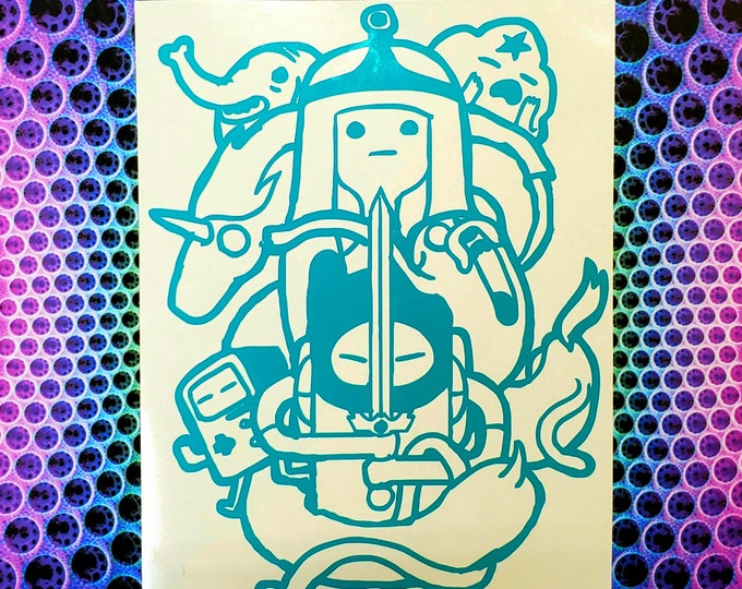 Adventure Time Gang Decal - Etsy