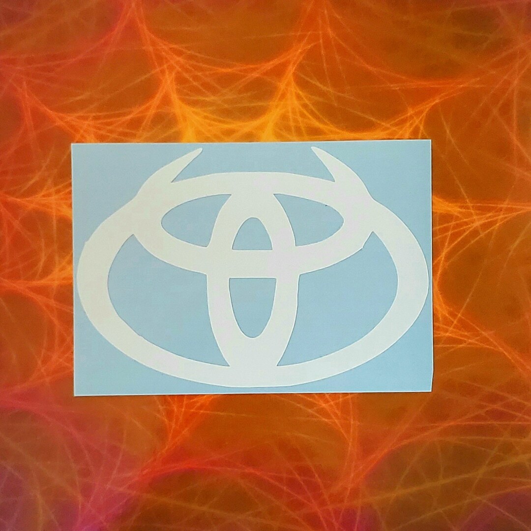 Devil Horns Toyota Decal - Etsy