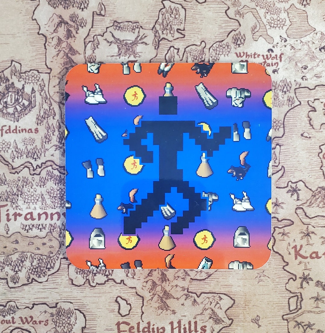 OSRS Runescape Agility Coaster Unique Gamer Gift, Custom Drinkware ...