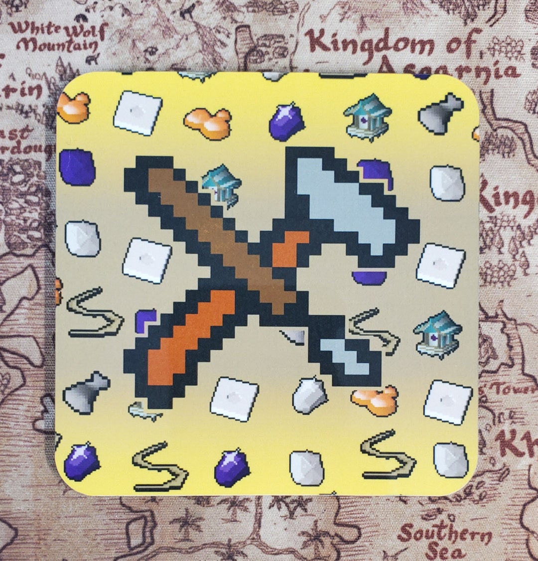 OSRS Runescape Crafting Coaster: Handmade Gamer Gift, Perfect for Old ...