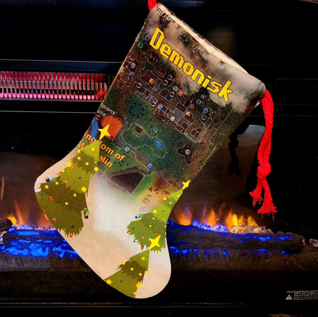 OSRS Username Stocking for Christmas Runescape Inspired - Etsy