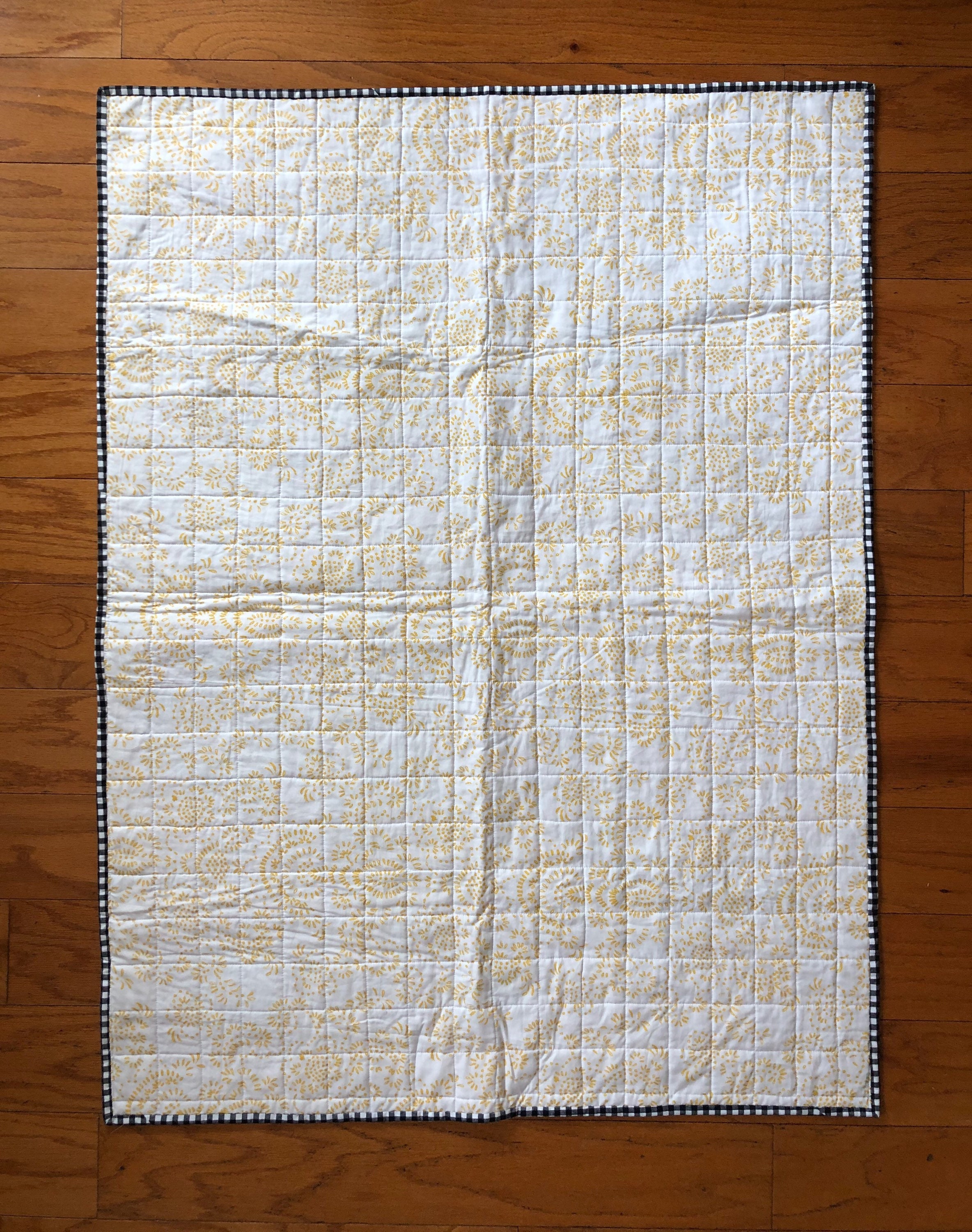 Pink and Yellow State Avenue Quilt - Etsy