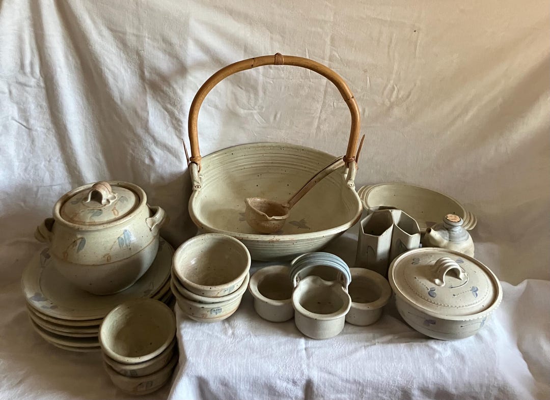 Barking Spider Pottery Dish Set - Etsy