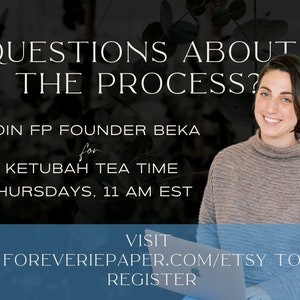 Pressed Flower Ketubah, Floral Ketubah, Botanical Ketubah, Simple Ketubah, Ketubot, Ketubah ...