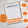 Pumpkin Hunt Game - Pumpkin Scavenger Hunt Game - Halloween Scavenger ...