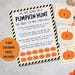 Pumpkin Hunt Game - Pumpkin Scavenger Hunt Game - Halloween Scavenger ...