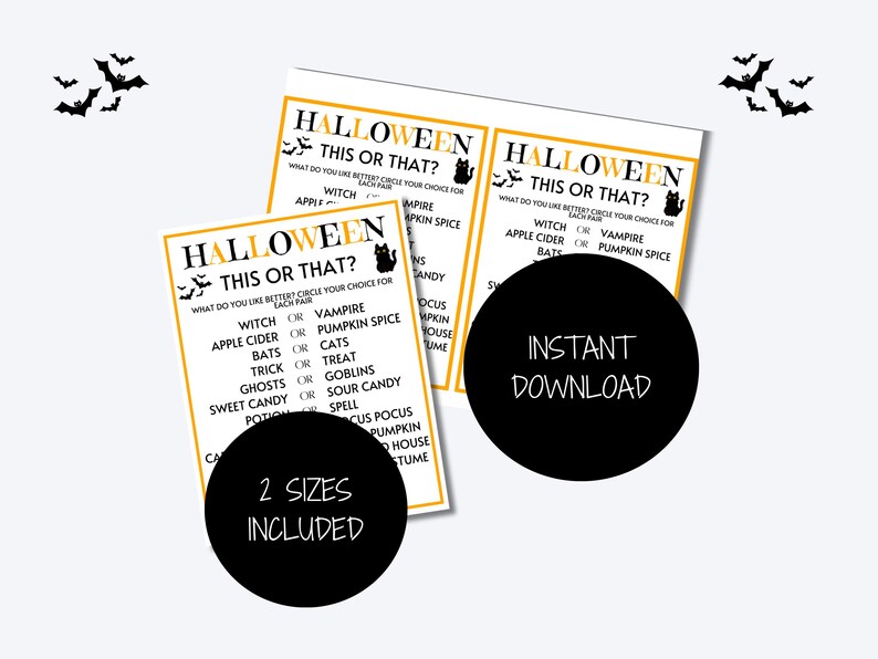 Halloween Printable 5 Game Bundle, Halloween Party Games Bundle ...