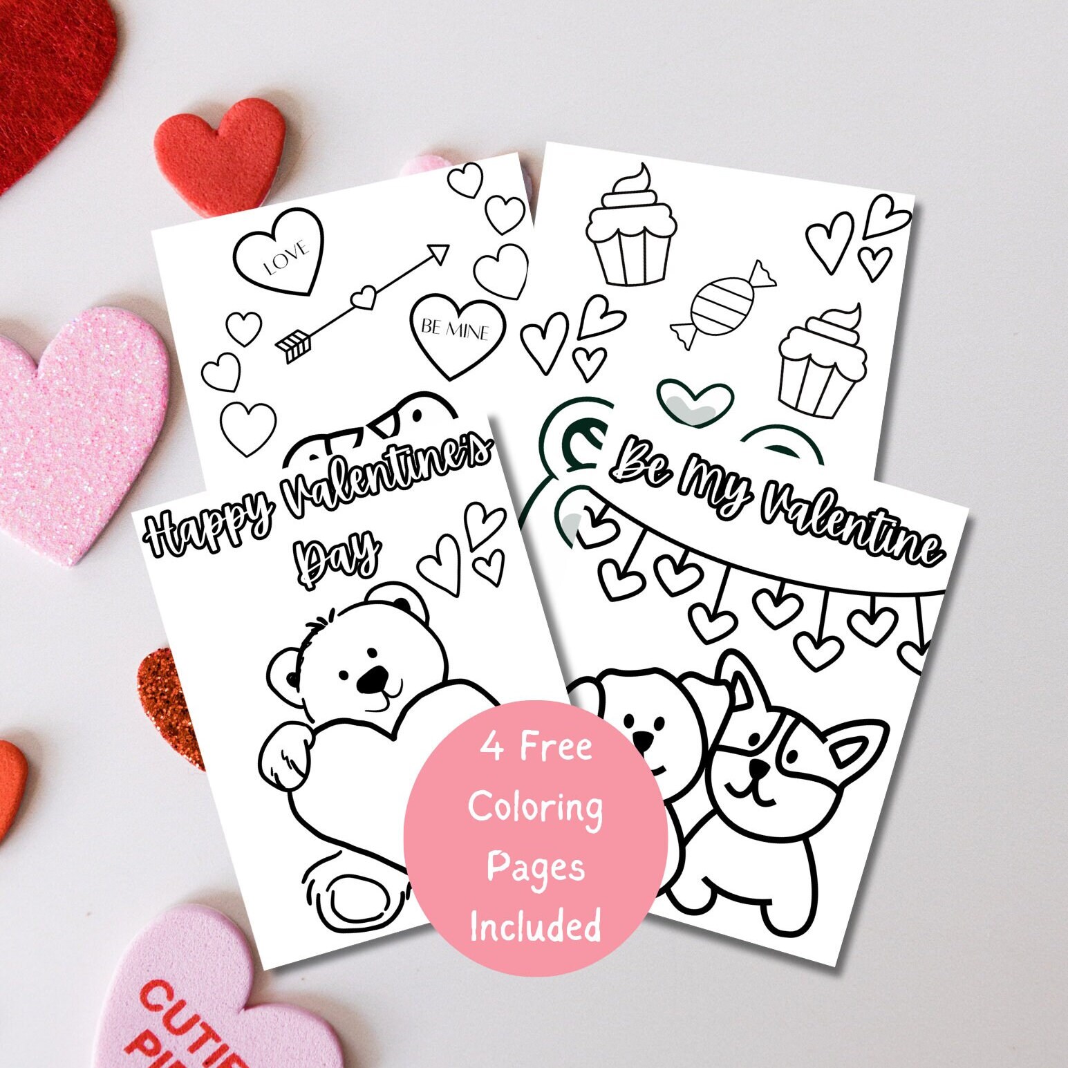 Valentines Day Scavenger Hunt Printable for Kids, Valentines Party Game ...