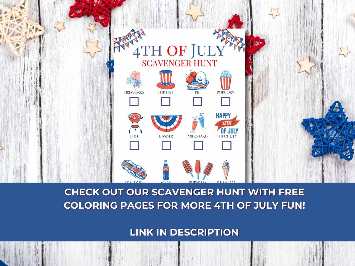Fourth of July Printable Games, 4th of July Games Bundle, 4th of July ...