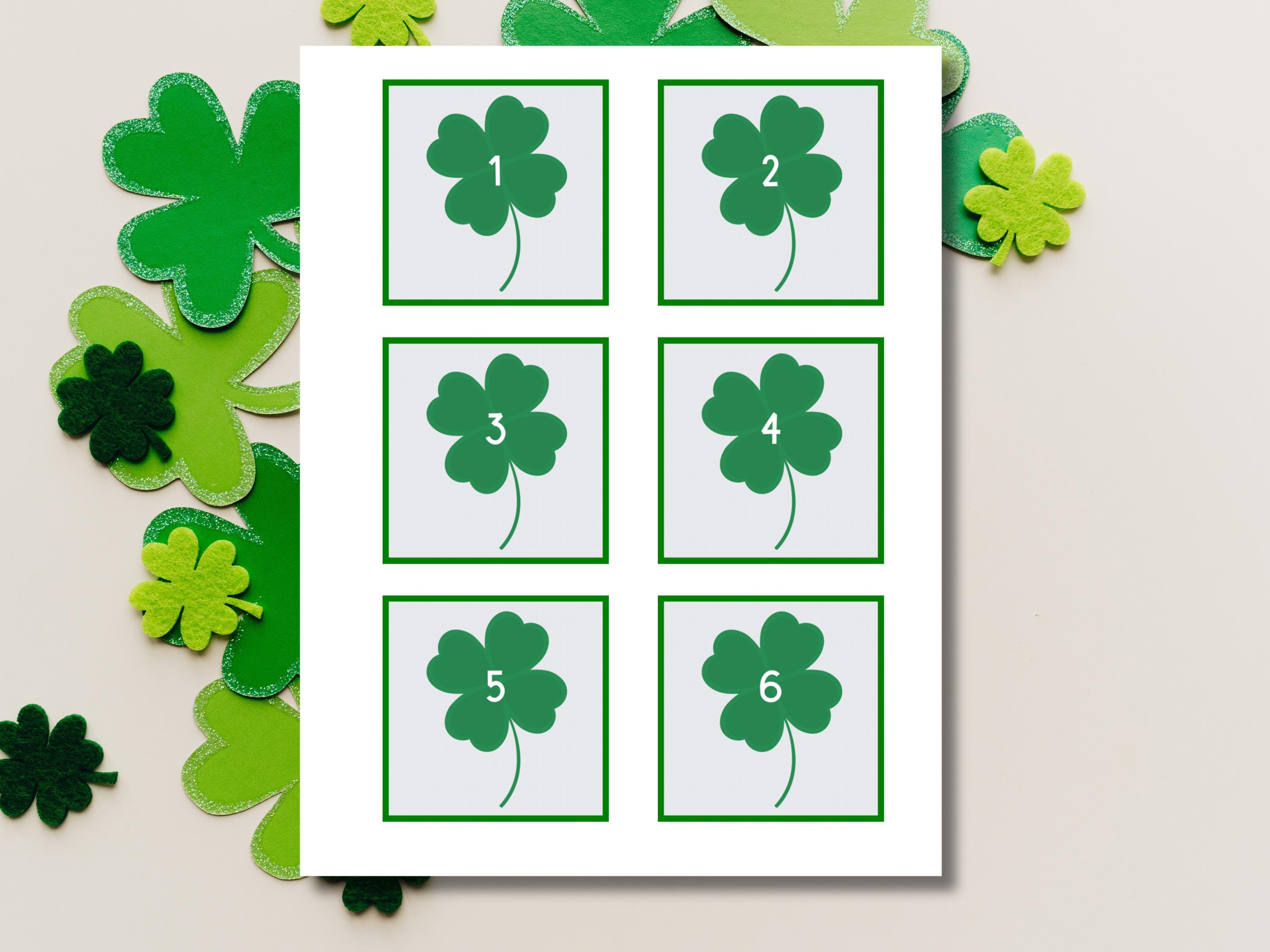 St. Patrick’s Day Scavenger Hunt Printable for Kids, Four Leaf Clover ...
