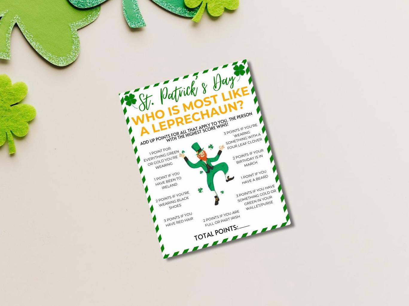 St Patricks Day Printable Games, St Patricks Day Games Bundle, St ...