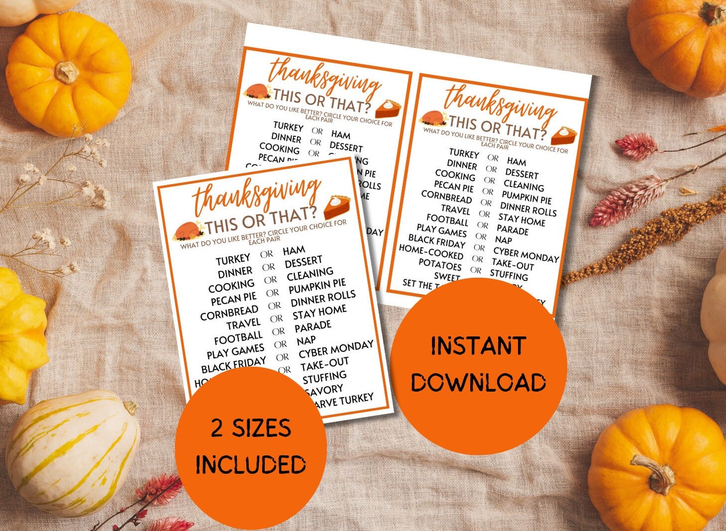 Thanksgiving Printable Games Bundle, Thanksgiving Games for Kids ...