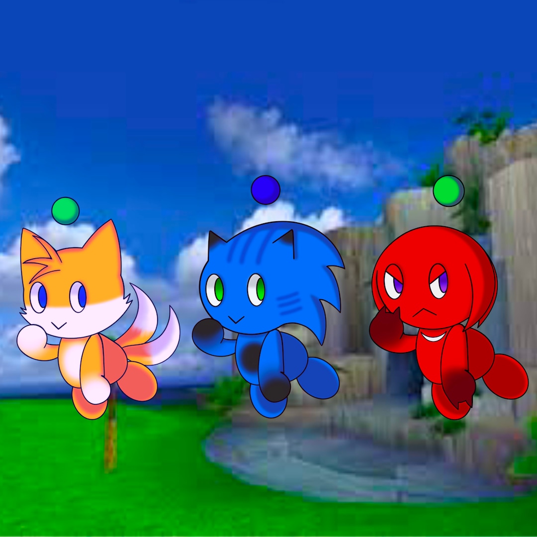 Sonic Character Chao Stickers - Etsy