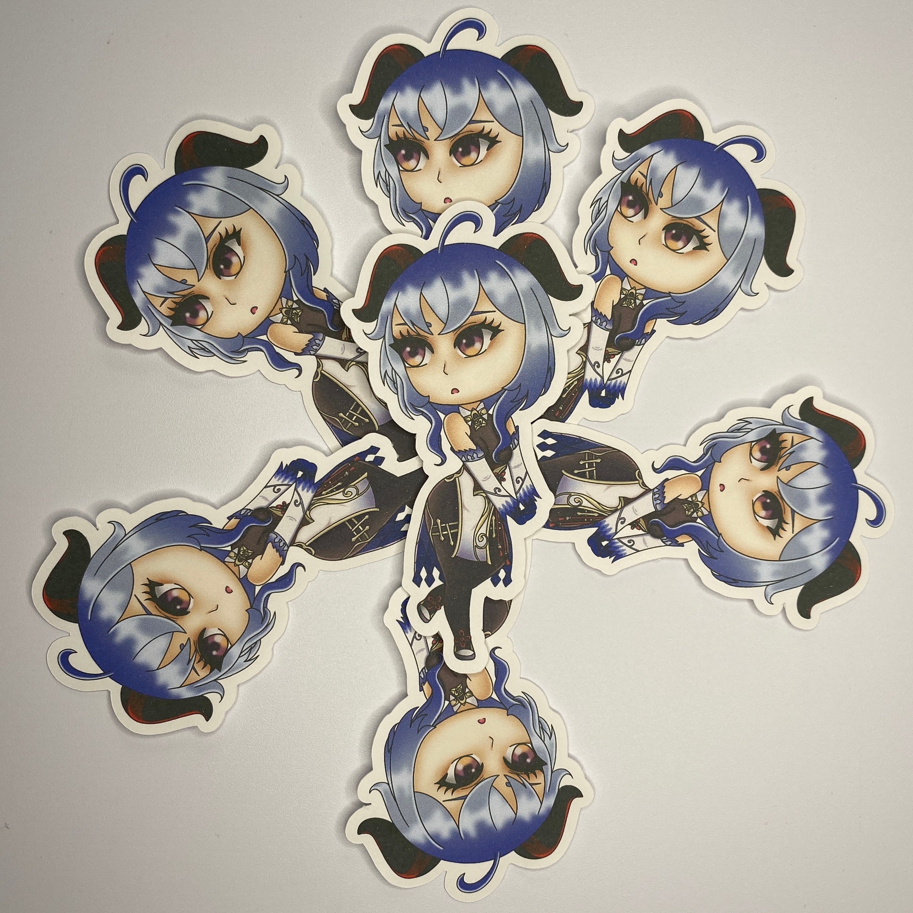 Chibi Genshin Impact Stickers version 2 - Etsy