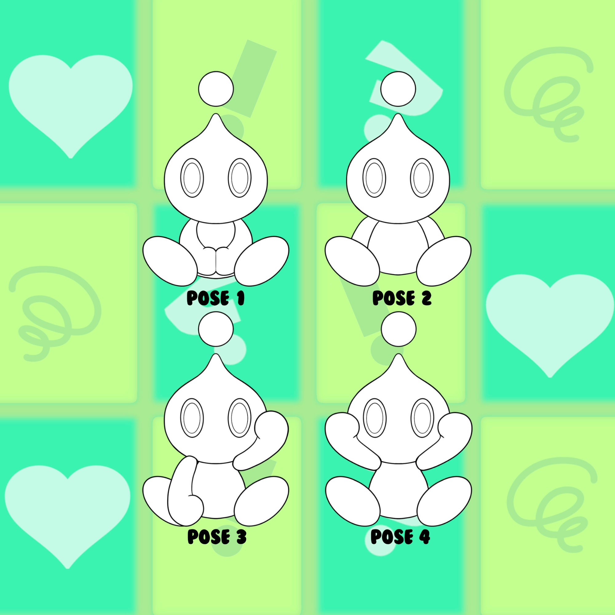 Customize Your Own Chao Sticker - Etsy