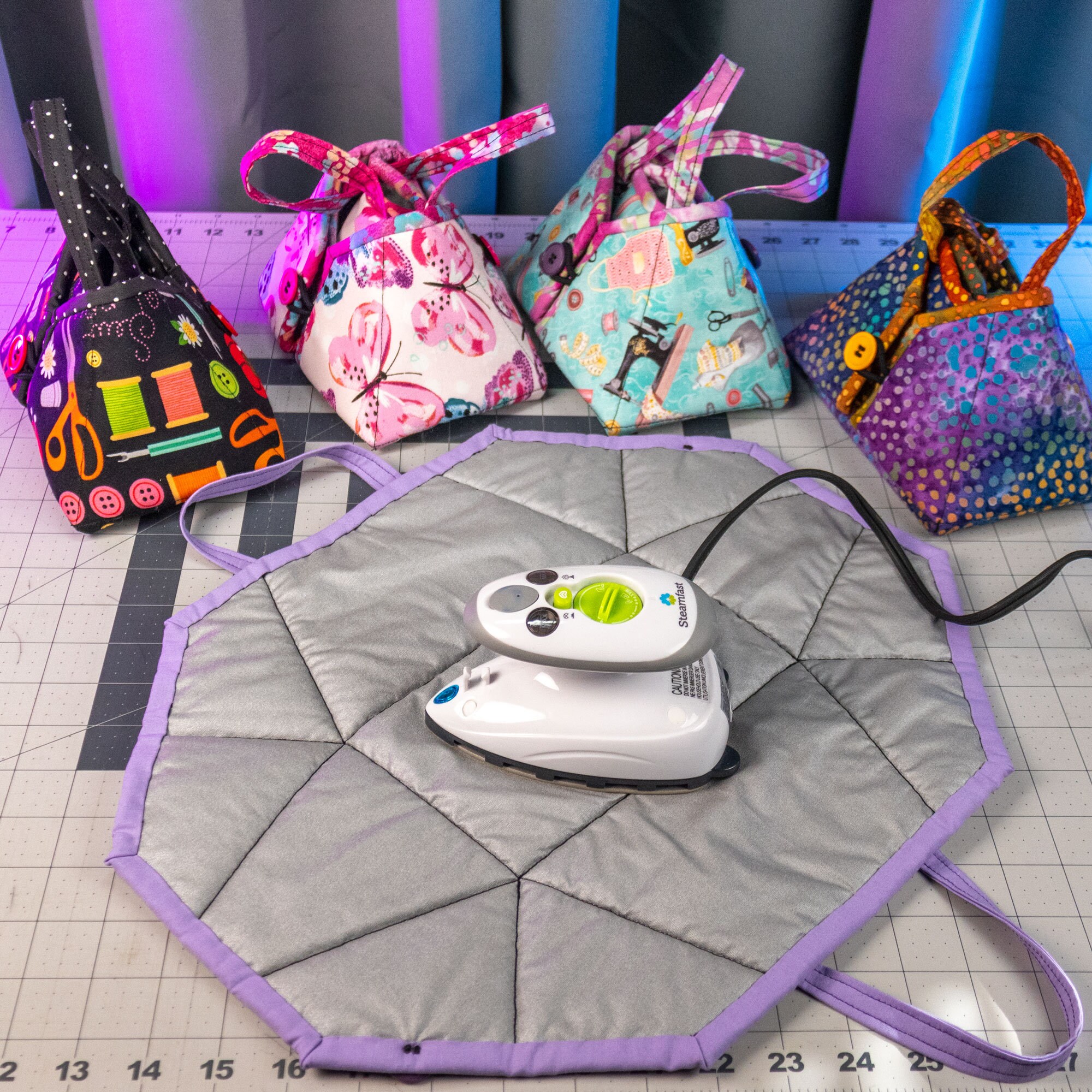 Travel Iron Tote the Clever Mini Iron Tote & Ironing Pad in One - Etsy