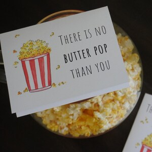 There is No Butter Pop Than You |funny Father's Day or Birthday Card ...