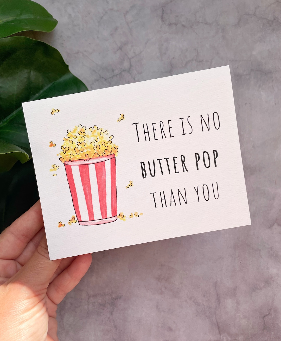 There is No Butter Pop Than You |funny Father's Day or Birthday Card ...