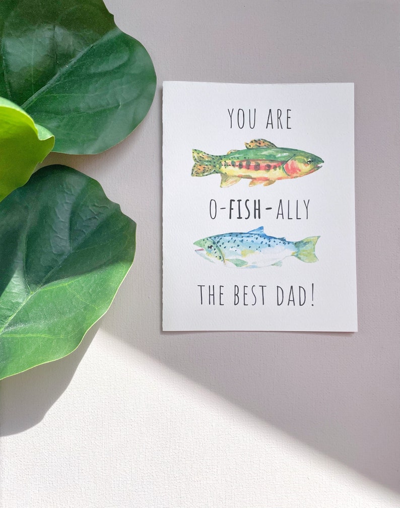 Officially (ofishally) the Best Dad| Funny Card for Father’s Day or ...