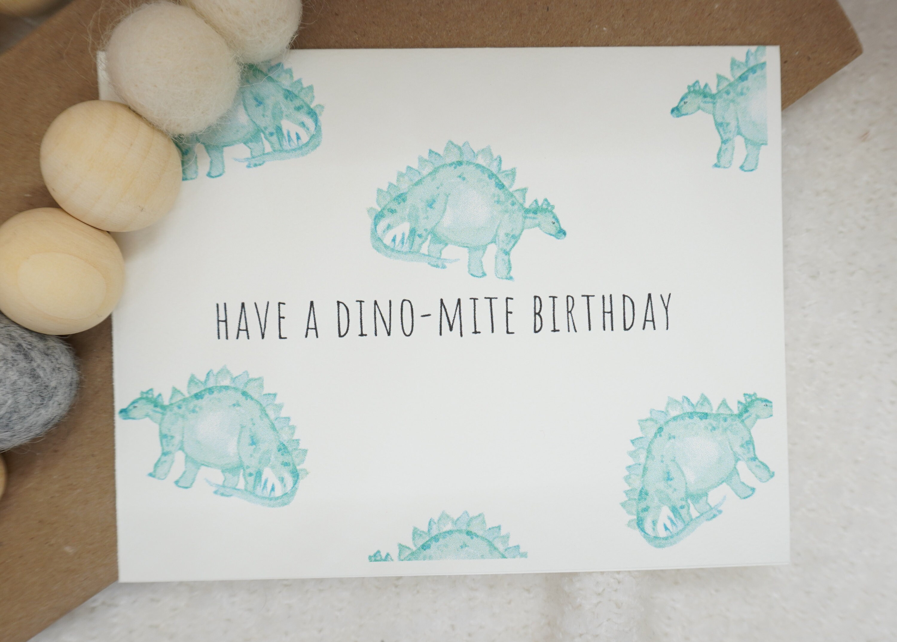 Funny Dinosaur Birthday Cards Dino-mite Birthday - Etsy