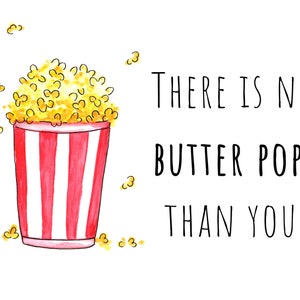 There is No Butter Pop Than You |funny Father's Day or Birthday Card ...