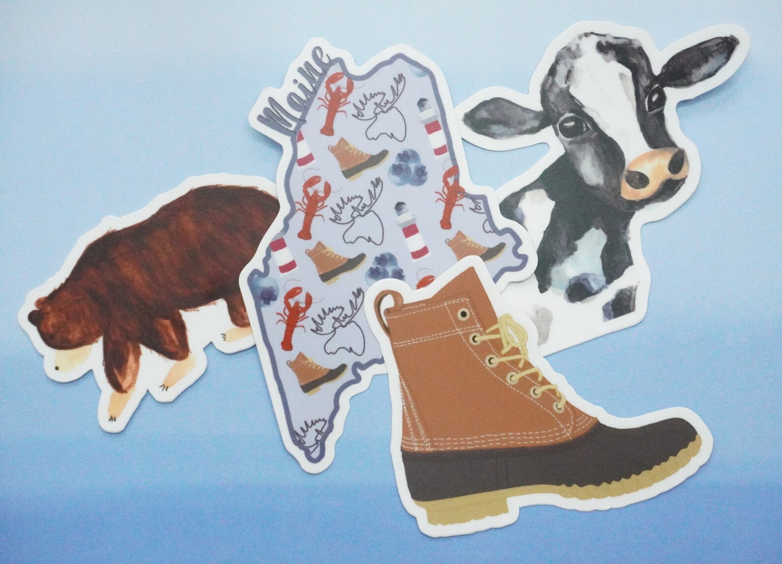 Maine State Sticker Vinyl Decal for Phone Case Laptop | Etsy