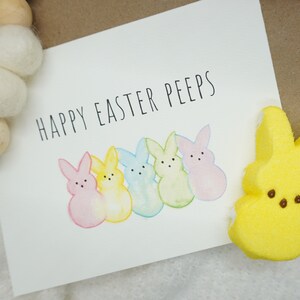 Bunny Peeps Easter Card happy Easter Peeps missing My Peeps Cute Rabbit ...