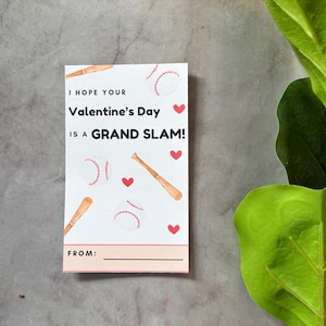Baseball / Softball Valentine's Day Cards |classroom Valentines | for ...