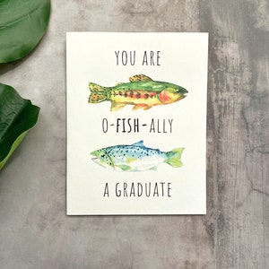 Officially (ofishally) a Graduate| Funny Card for Graduation and ...