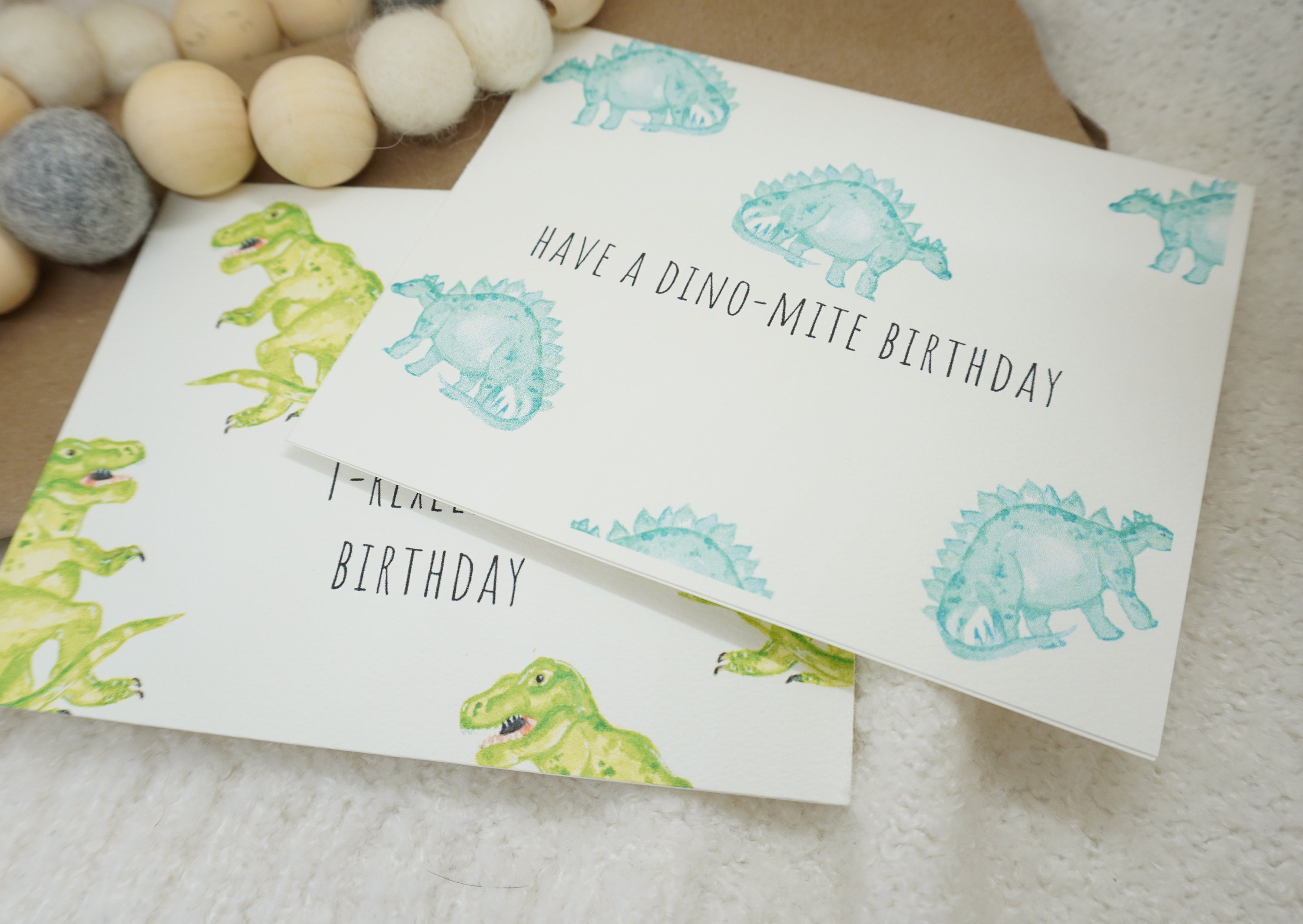 Funny Dinosaur Birthday Cards Dino-mite Birthday - Etsy