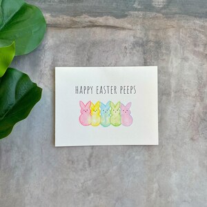 Bunny Peeps Easter Card happy Easter Peeps missing My Peeps Cute Rabbit ...