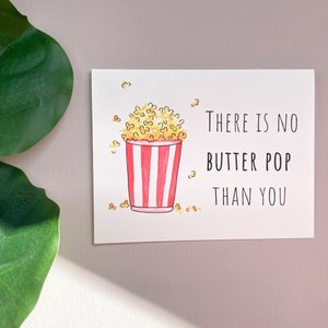 There is No Butter Pop Than You |funny Father's Day or Birthday Card ...