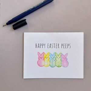 Bunny Peeps Easter Card happy Easter Peeps missing My Peeps Cute Rabbit ...
