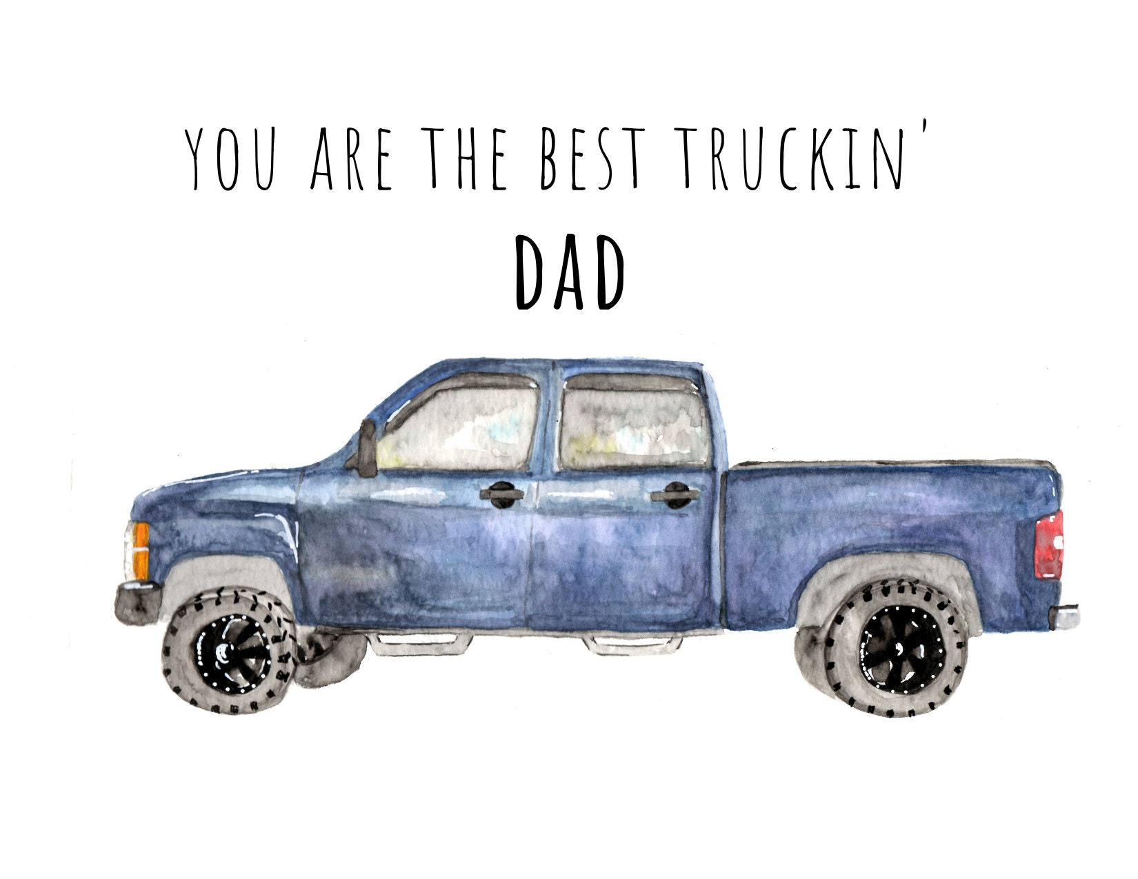 Best Truckin' Dad Truck Puns Funny Father's day | Etsy