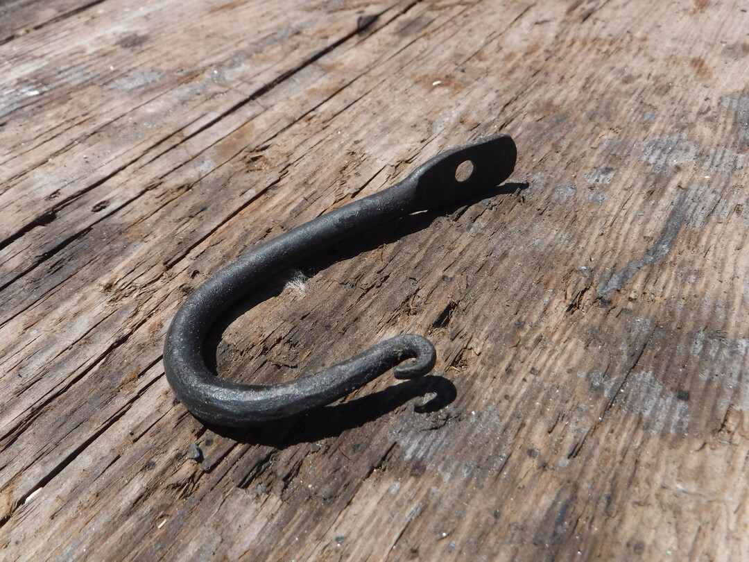 1 Hand Forged J Hook - Etsy