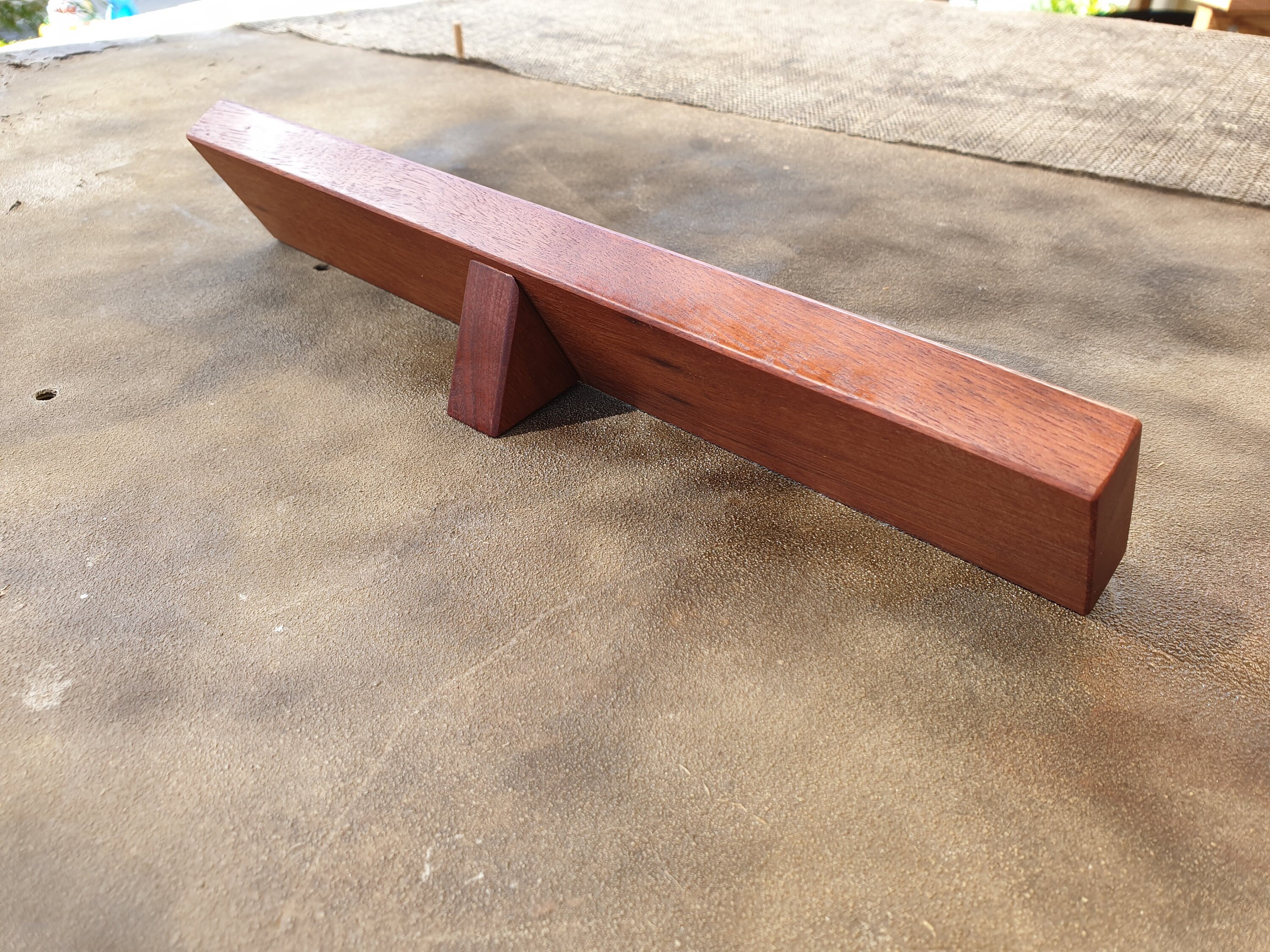 Desk Name Plaque Reclaimed Jarrah Timber Quality Deep Cut CNC Routed ...