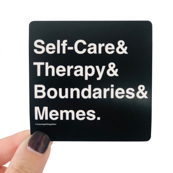 Self Care Sticker - Etsy