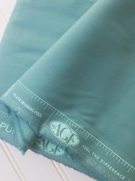 Swimming Pool From Art Gallery Fabrics Pure Solids Collection - Etsy