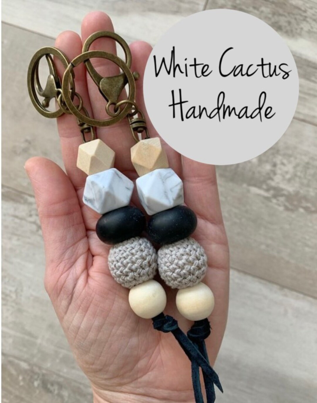 Marble Crochet Keychain - Etsy