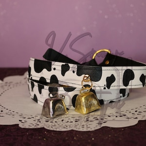 Basic Cow Print Collar Choker Necklace | Etsy